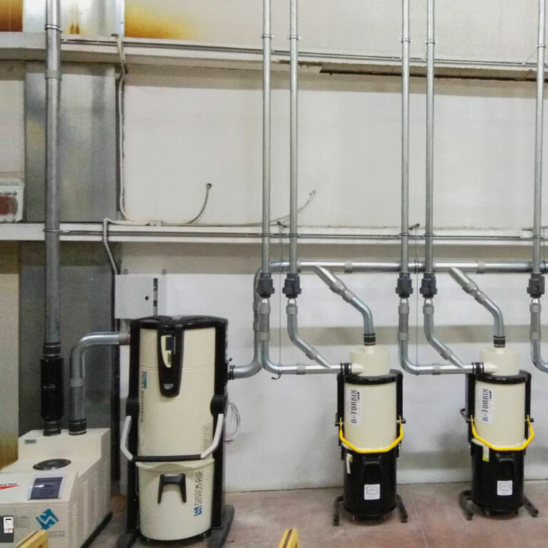 Impianti industriali aspirazione centralizzata • Sistem Air Pro